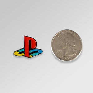 Playstation Retro Video Games Logo Pin— Sony PS1 90s Gaming Soft Enamel ...