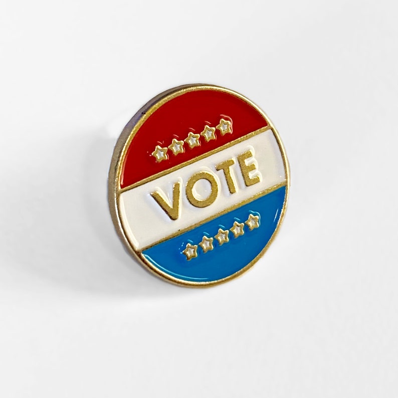 VOTE LAPEL PIN Vote for Change Soft Enamel Lapel Pin. | Etsy