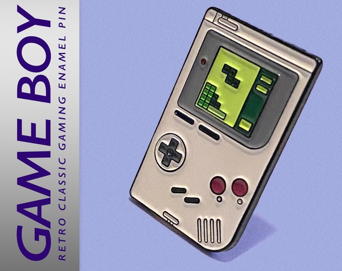 Gametoy Neon Color Clear Deluxe Enamel Pin - 90s Retro Nostalgia ...