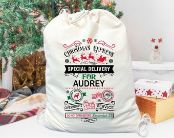 Personalized Santa Sack, Custom Santa Sack, Christmas Gift Bag ...