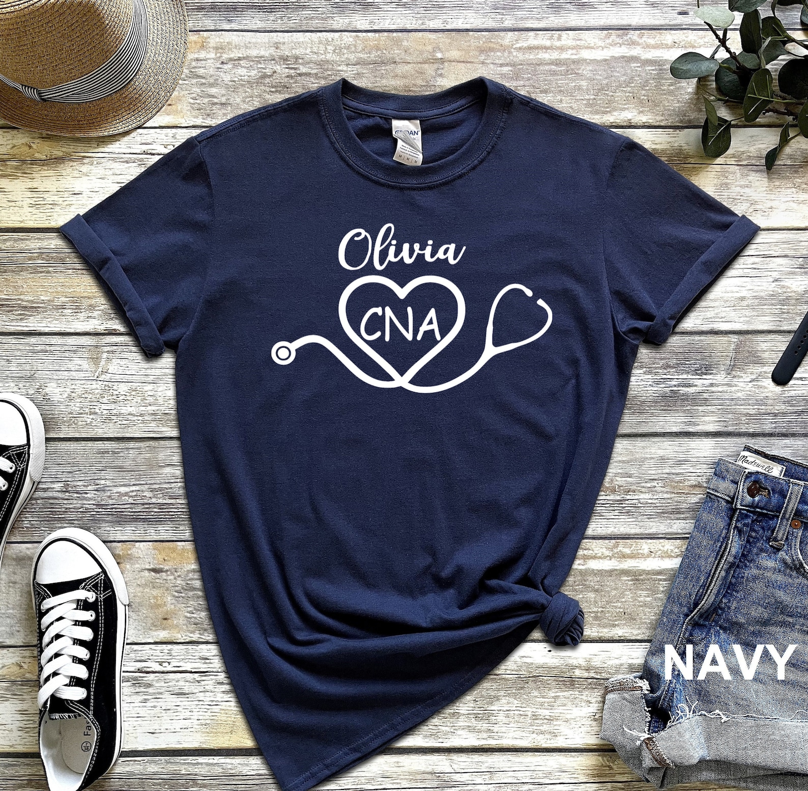 Customized CNA Shirt, CNA Tshirt, Certified Nursing Assistant Gift ...