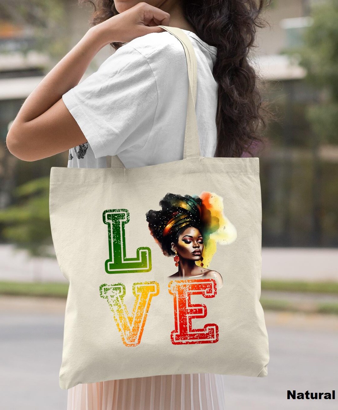Love Juneteenth Tote Bag, Juneteenth Bag, African American Pride Bag ...