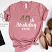 Chapter 40 Shirt, 40th Birthday Crew Shirts, 40th Birthday Party Gift ...