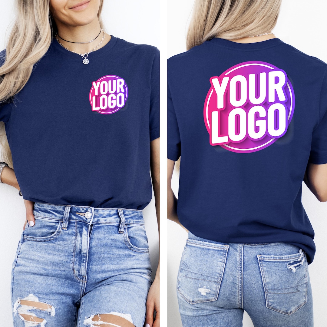 Custom Logo Design Shirt, Company Logo Shirt, Team Logo Shirt ...