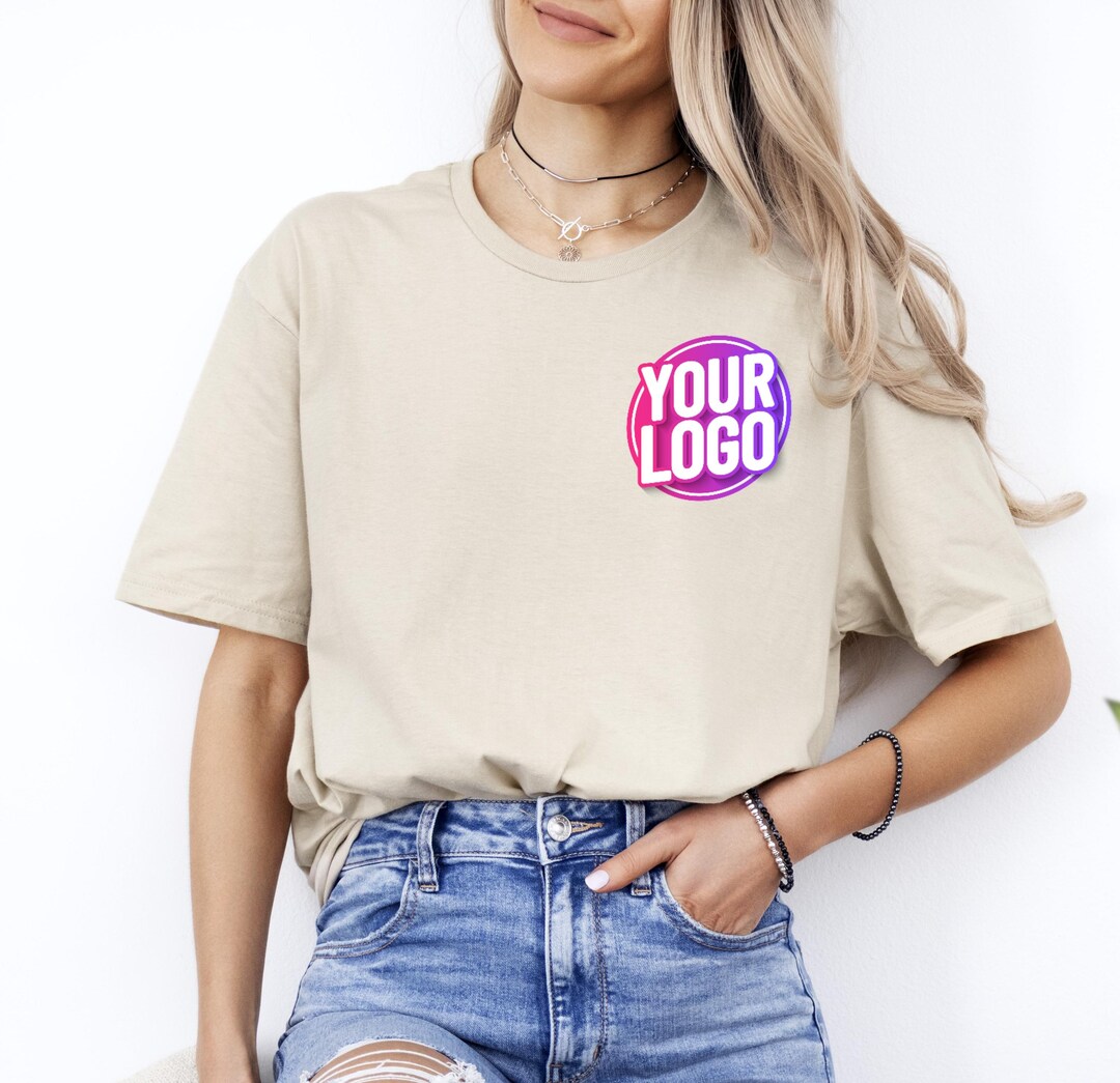 Custom Logo Shirts, Personalized Logo Gift Tee, Custom Text Shirt ...