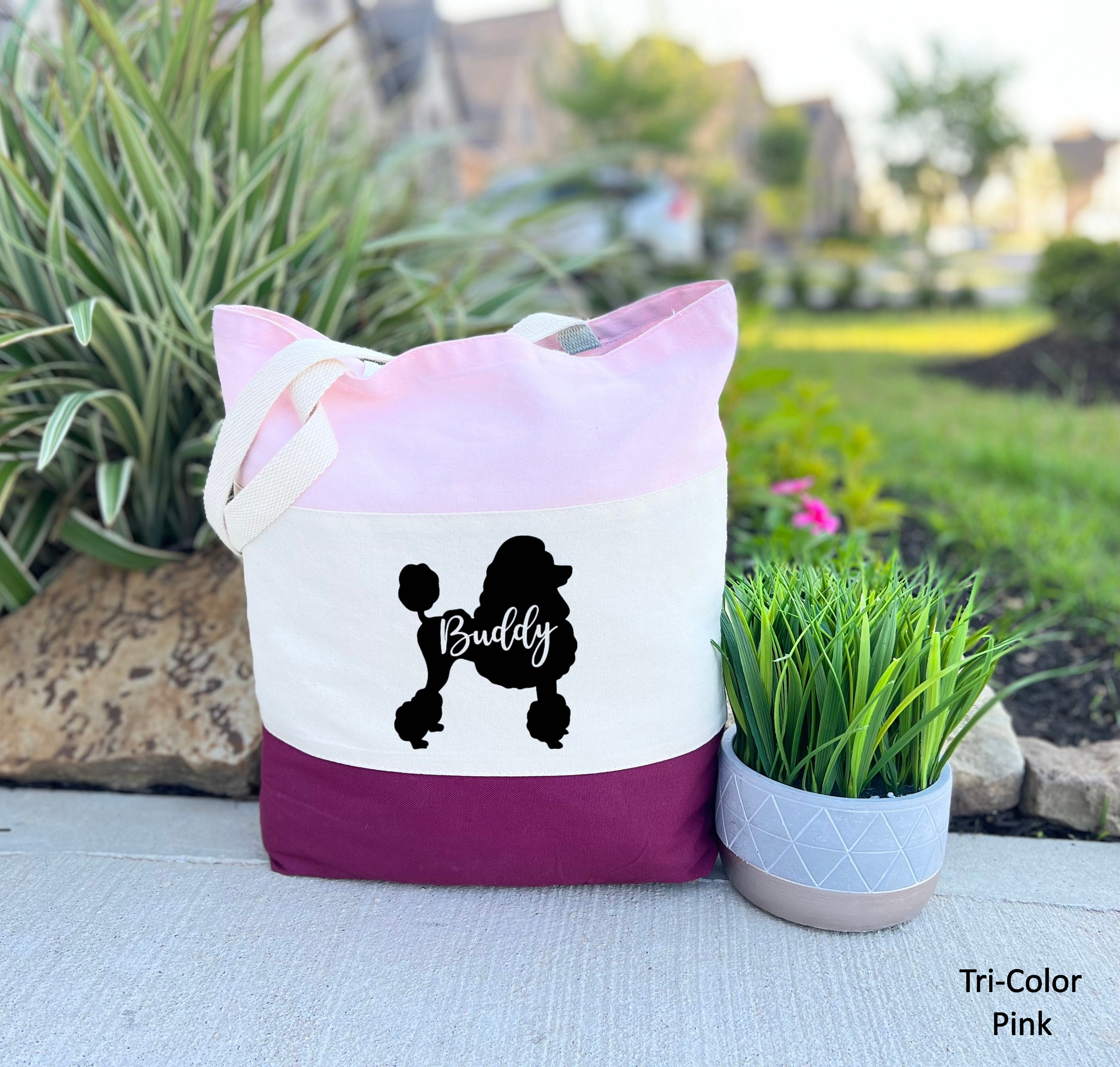 Customized Poodle Tote Bag, Gift for Poodle Owner, Dog Lover Gift, Tote ...