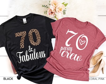 70 Party Crew Shirt | Etsy