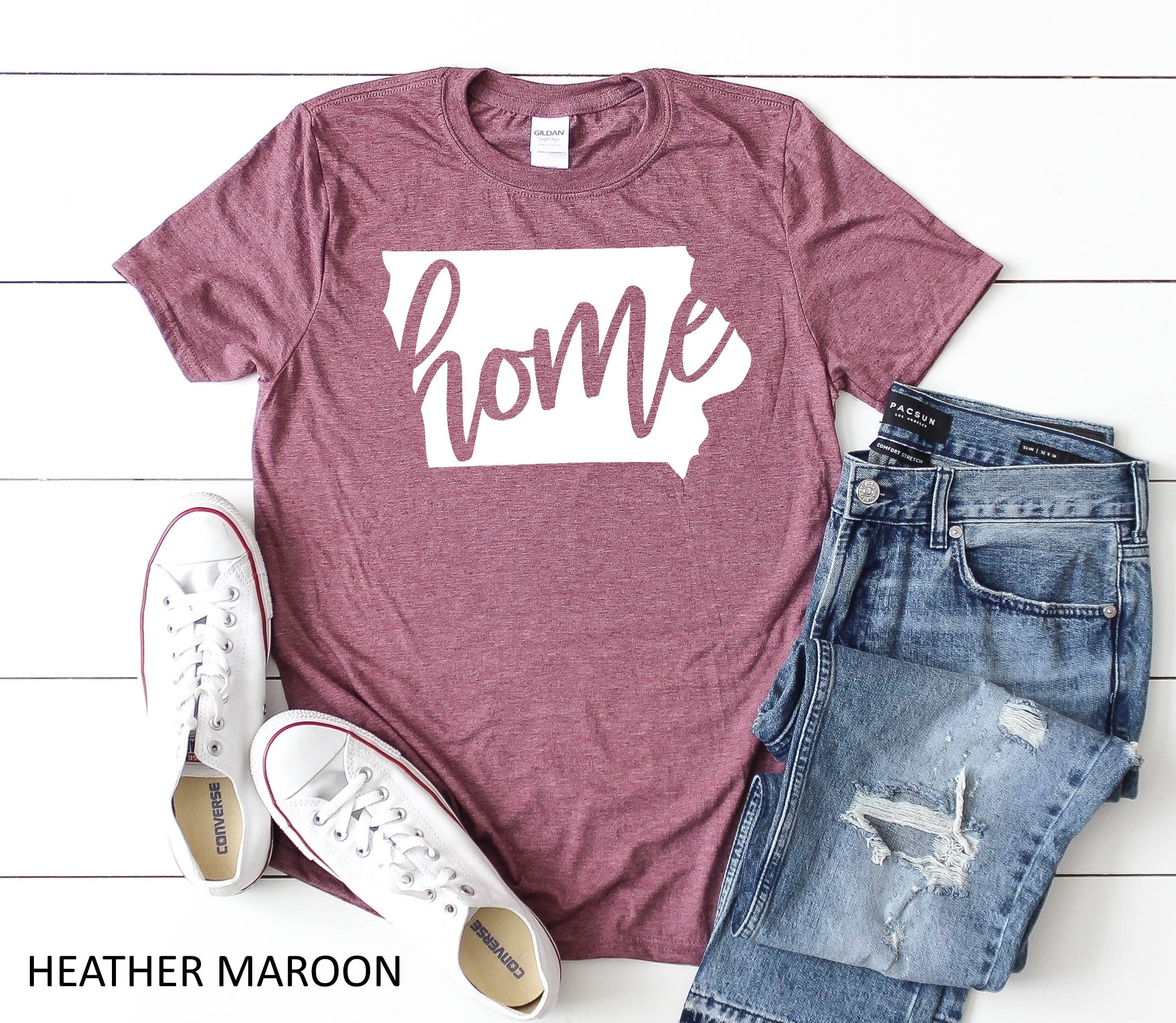 Iowa Shirt Iowa State Shirt Iowa Gift Iowa Apparel Home | Etsy