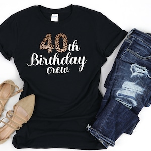 Chapter 40 Shirt, 40th Birthday Crew Shirts, 40th Birthday Party Gift ...