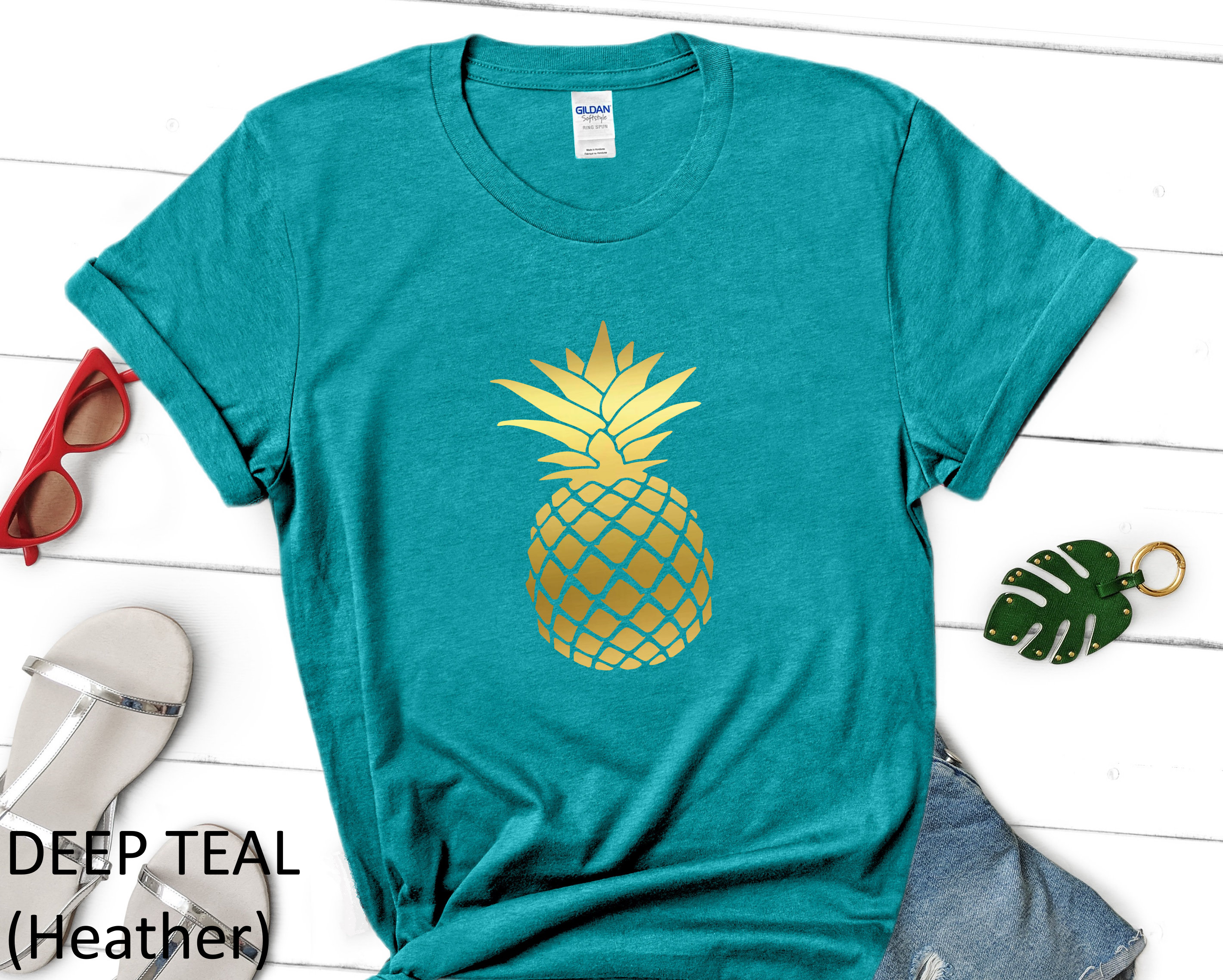 Pineapple Shirt Pineapple Gift Tees Tropical Shirt Vacation - Etsy