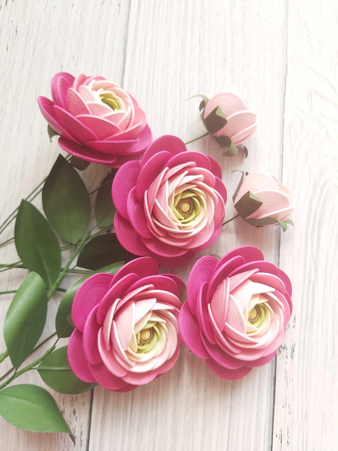 PAPER QUILLING ART, Quill Persian Buttercup Flower, Quill Lover, Quill ...