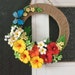 Tropical Flower Wreath: 3D Quilled Paper Art, Summer Decor (11.4"x11.4 ...