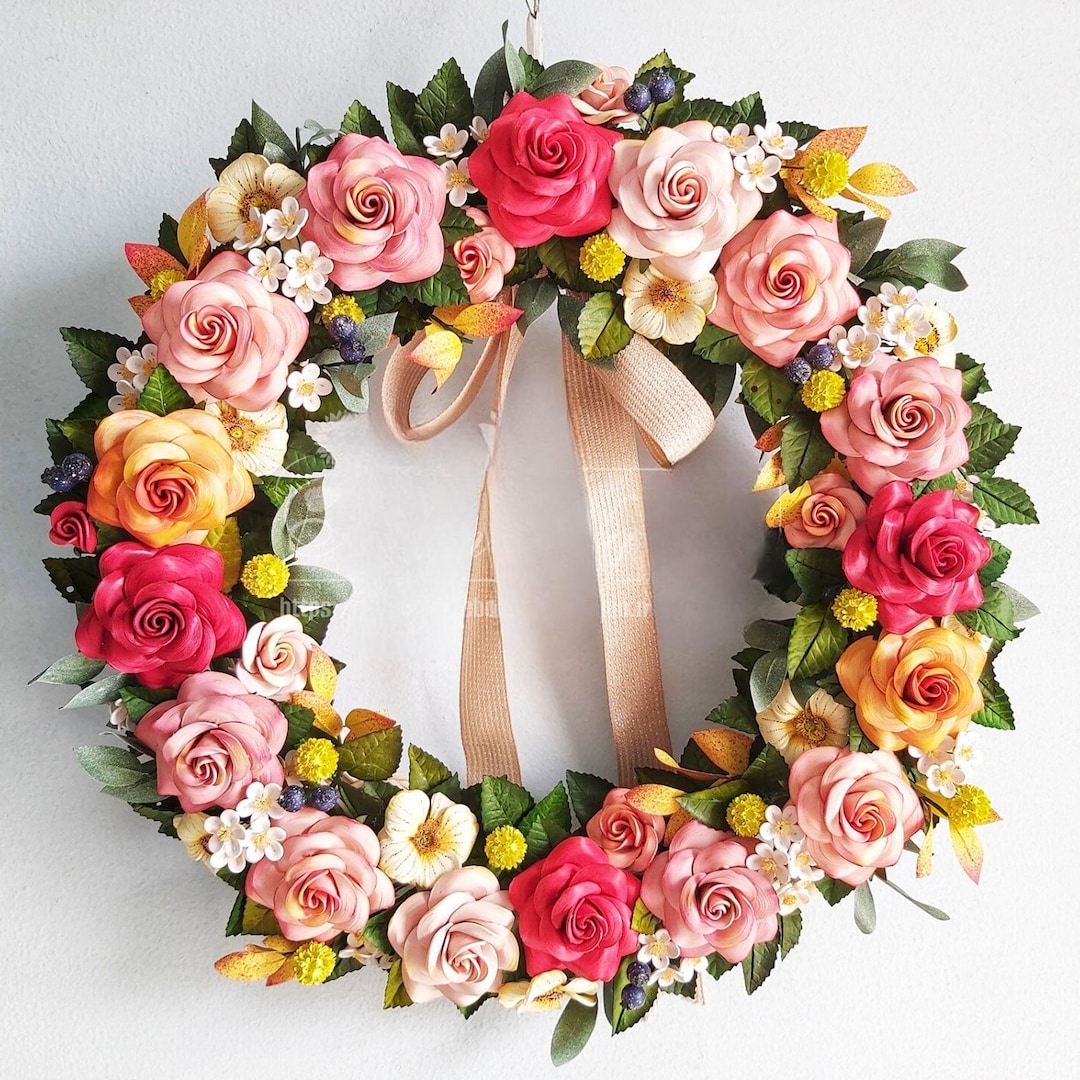 ROSE PAPER QUILLING Art, Roses Quilling Flowers, Personalized Door ...