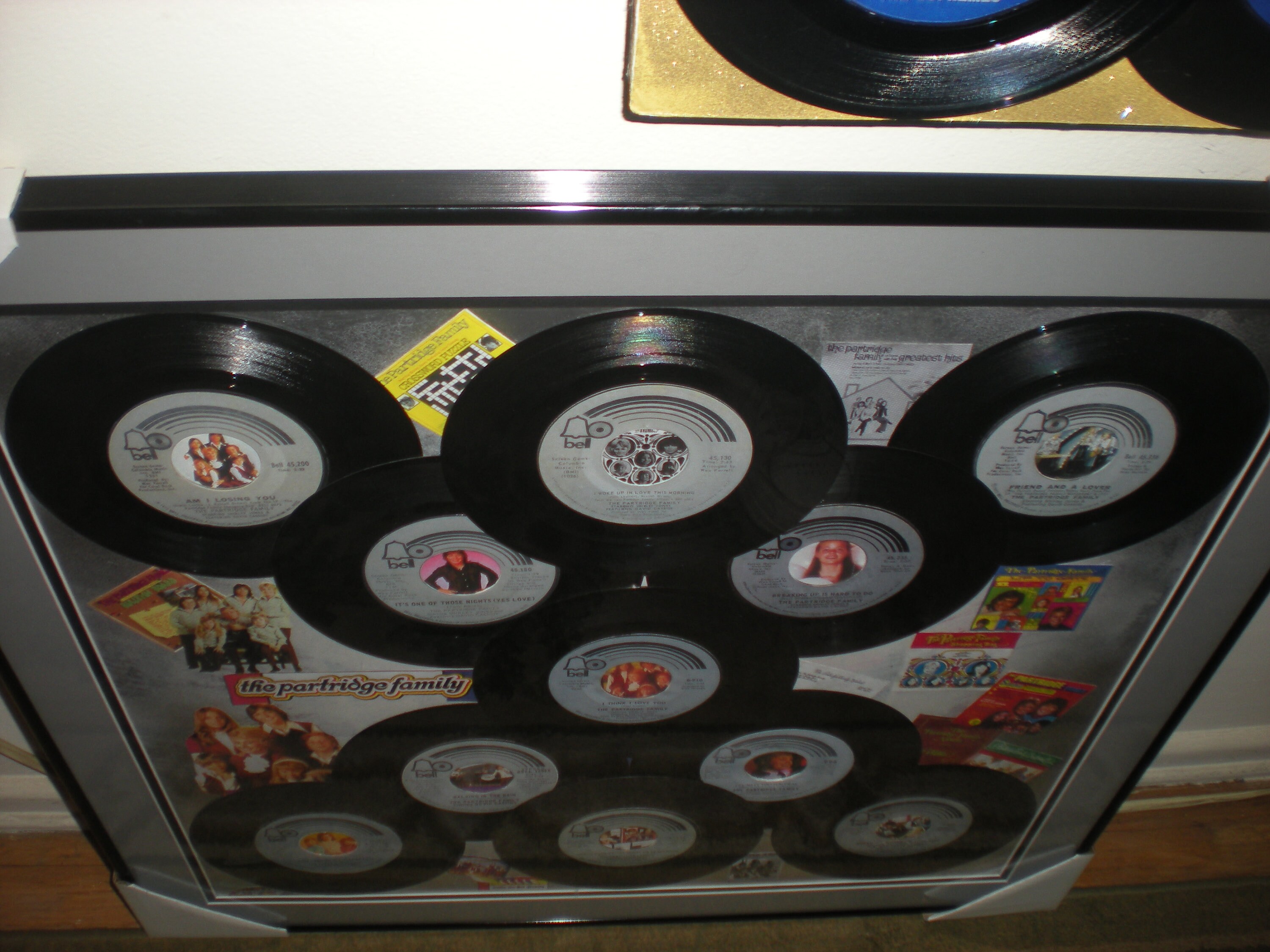 The Partridge Family Record Collage-26x26 - Etsy