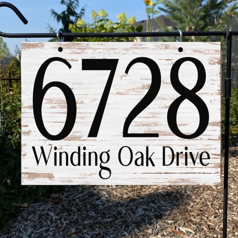 Hanging Address Sign - Etsy