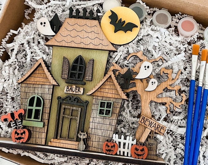 Haunted House Kit, DIY Halloween Decorations, Haunted House Decor ...