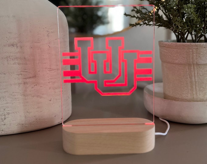 University of Utah Sign,university of Utah Gifts,utes Sign,u of U Merch ...