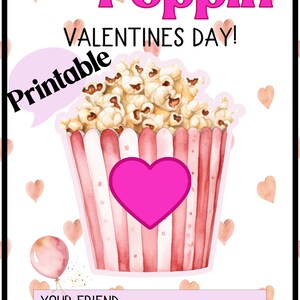 Valentine Card, Printable Valentine Card,valentines Day Printable,class ...