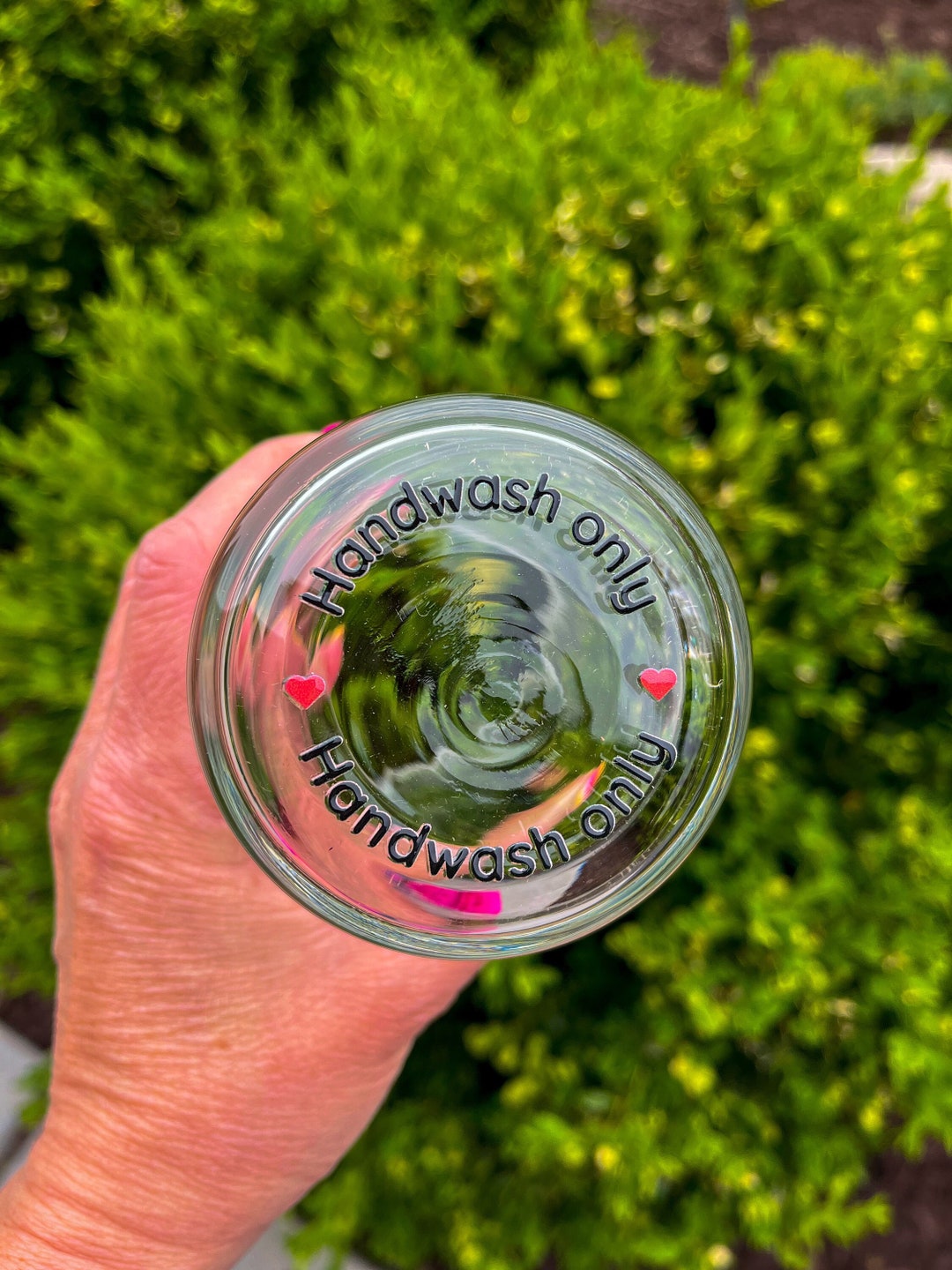 10, 20 or 50 Pcs Hand Wash Only UV DTF Stickers for Handmade Glasses by ...