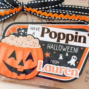 Halloween Popcorn Stickers, Halloween Stickers, Boy Girl Kids Classroom ...