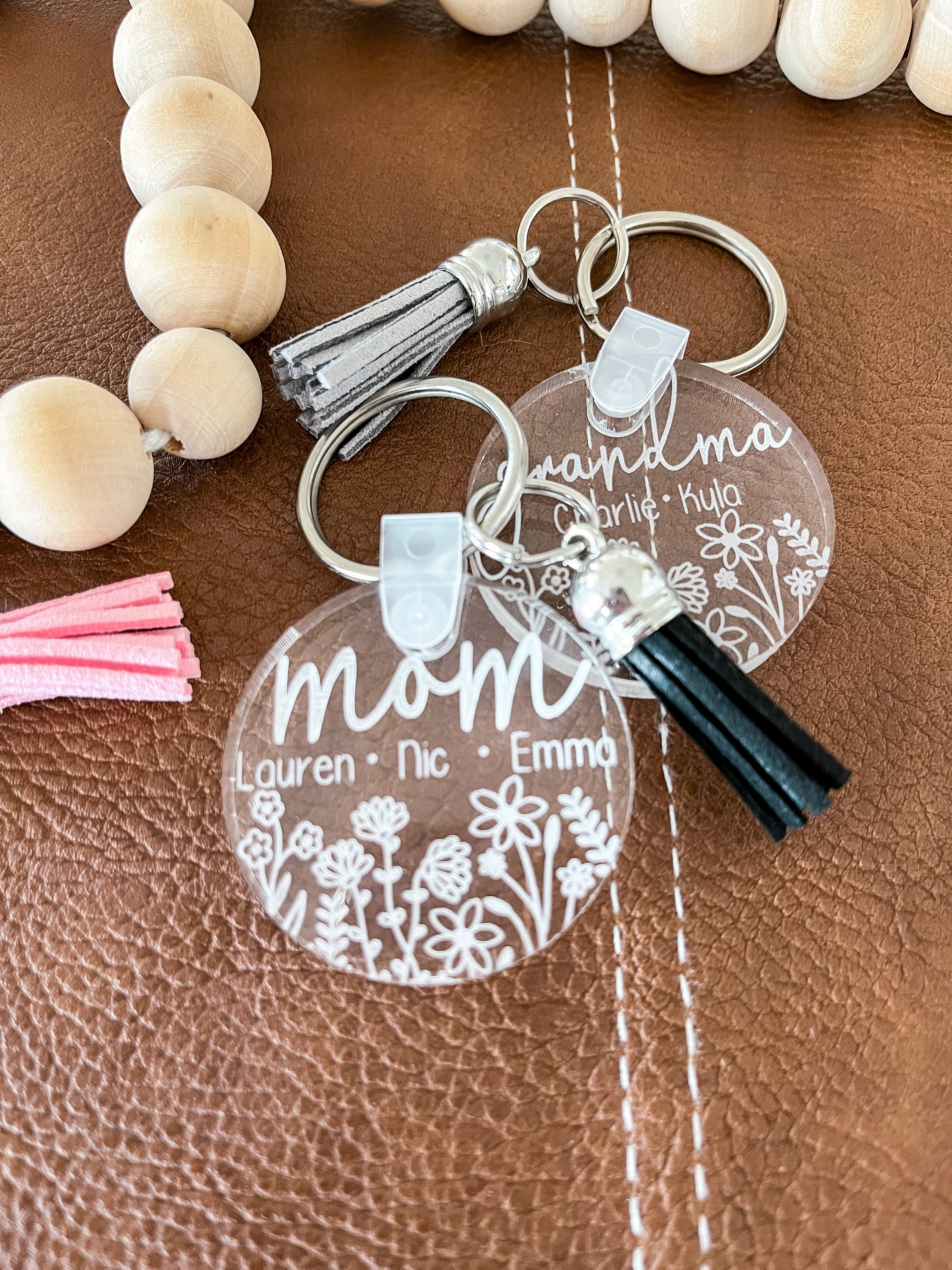 Mama Keychain With Kids Name Mama Keychain Customized Mom - Etsy