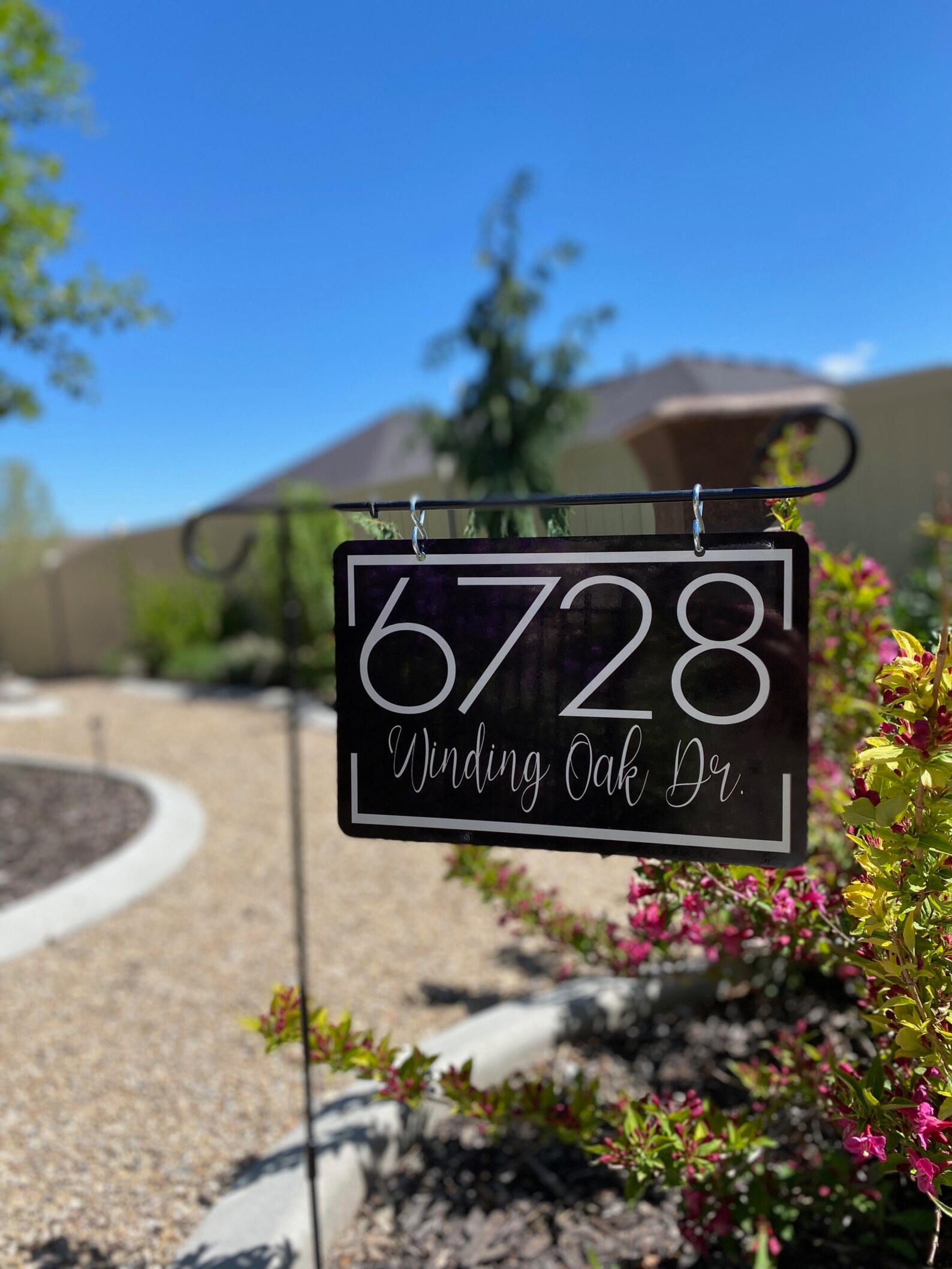 Metal Address Sign Address Sign for Yard House Number Sign - Etsy