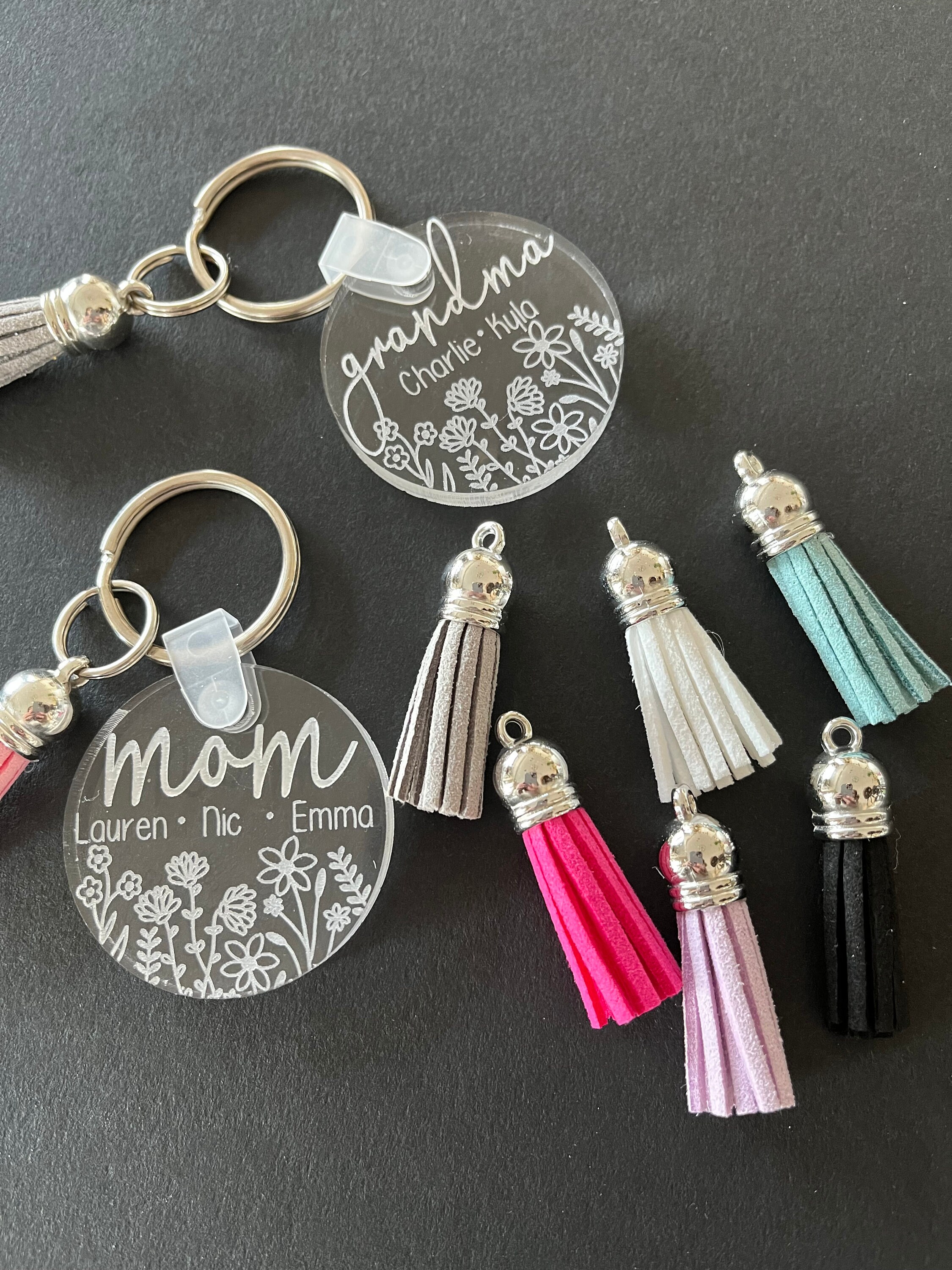 Mama Keychain With Kids Name Mama Keychain Customized Mom - Etsy