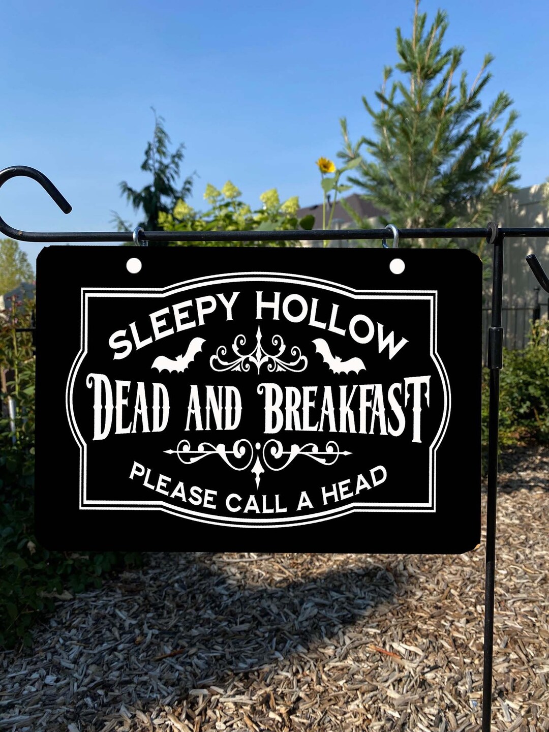 Sleepy Hollow Sign, Dead and Breakfast, Halloween Porch Sign, Halloween ...