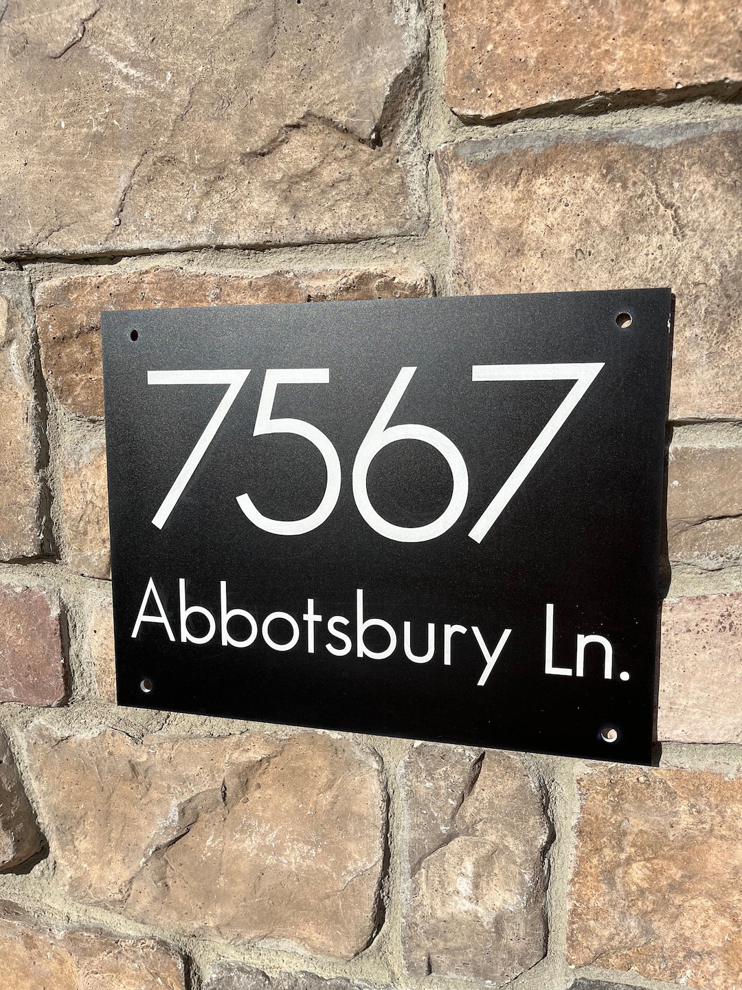 Modern Address Sign,address Number Sign,house Number Sign,house Number ...