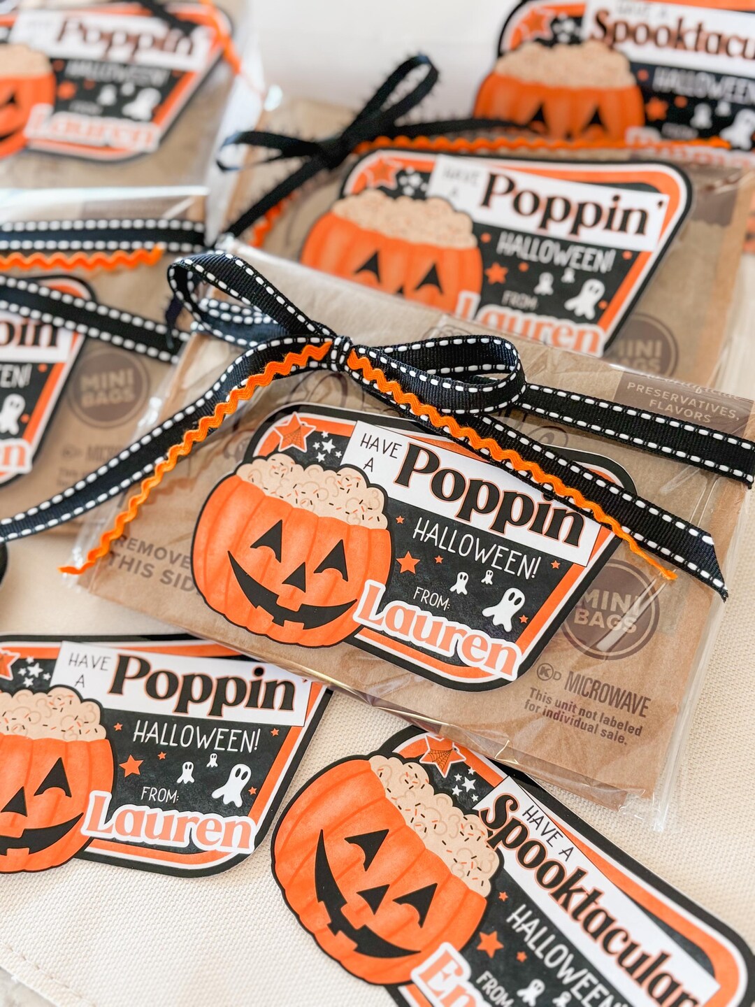 Halloween Popcorn Stickers, Halloween Stickers, Boy Girl Kids Classroom ...