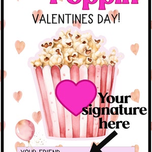 Valentine Card, Printable Valentine Card,valentines Day Printable,class ...