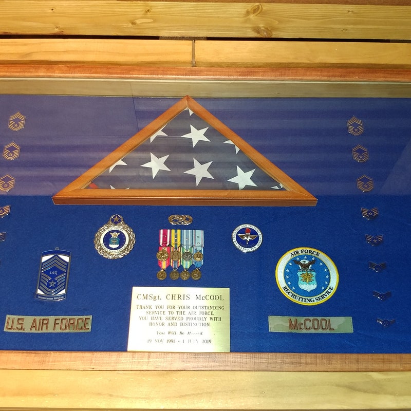 Air Force Shadow Box - Etsy