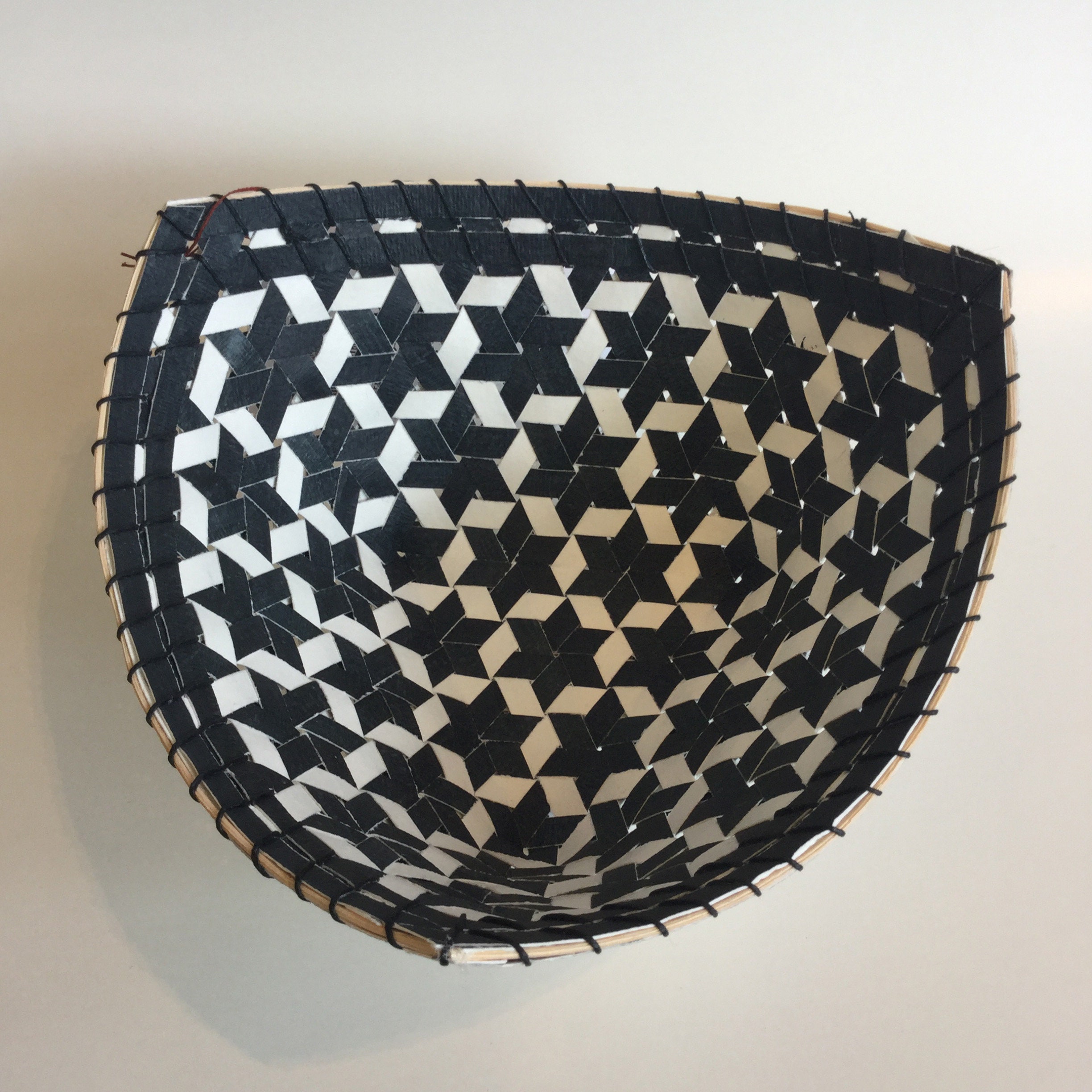 Triangle Basket With Stars Trinket Dish Paper Basket - Etsy