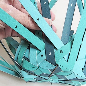 Digital Mad Weave Step by Step Quide, Basket Instruction Booklet - Etsy