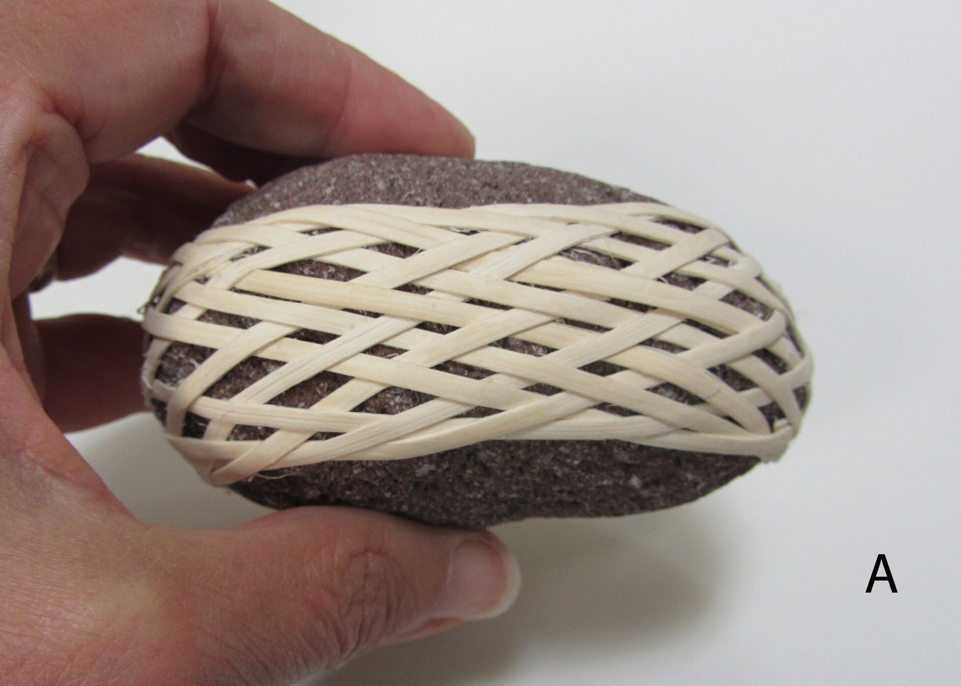 Rock Paperweight Woven Collar Doorstop Wrapped Rock - Etsy