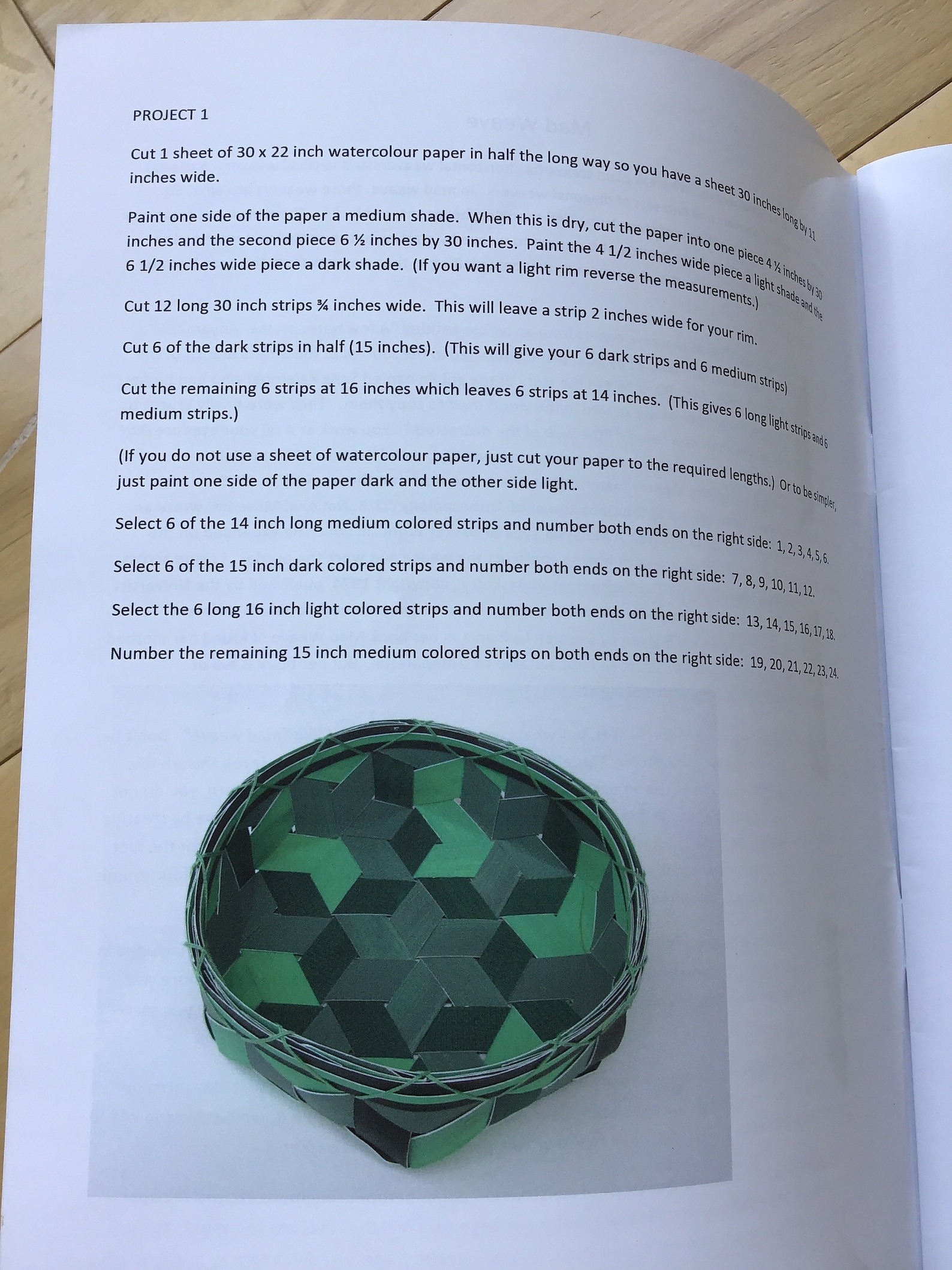 Digital Mad Weave Step by Step Quide, Basket Instruction Booklet - Etsy