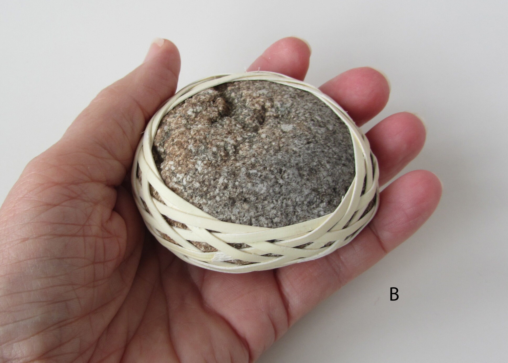 Rock Paperweight, Woven Collar, Doorstop, Wrapped Rock - Etsy