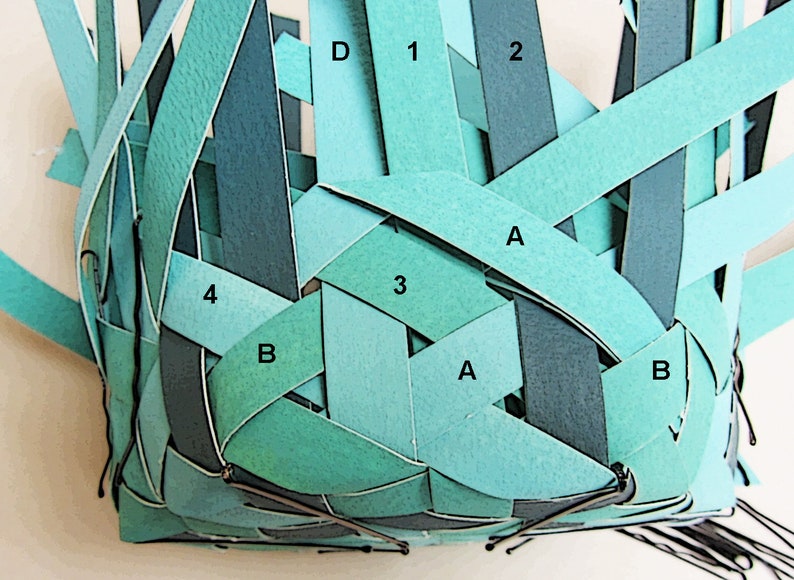Digital Mad Weave Step by Step Quide, Basket Instruction Booklet - Etsy
