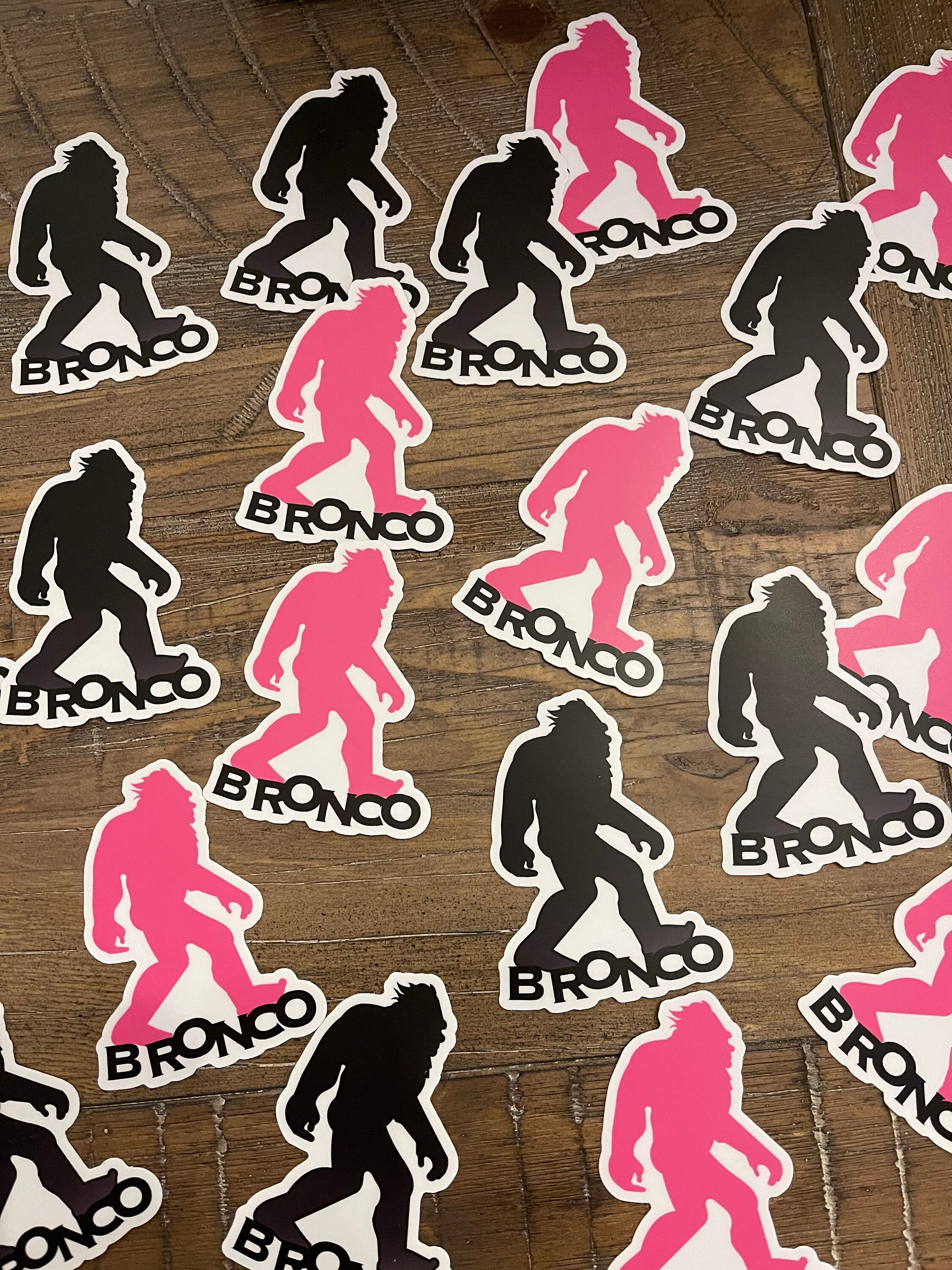 Bronco Fade to Grey Sasquatch Vinyl Sticker Decal // Bronco - Etsy