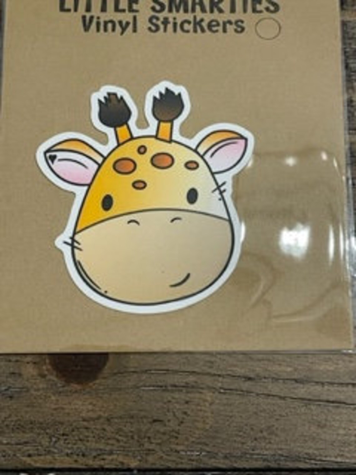 Cute Giraffe Vinyl Sticker // Canada Sticker // Animal Decal ...