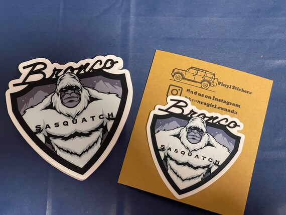 Bronco Classic Script Vinyl Sticker // Ford Bronco Sasquatch - Etsy