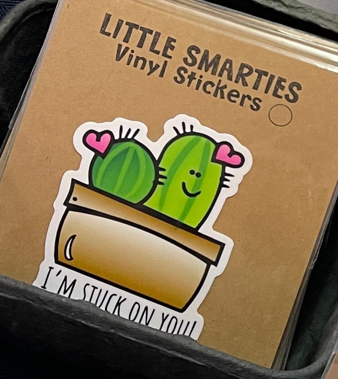 Stuck on You Sticker // I'm Stuck on You - Plant Cactus Succulents ...
