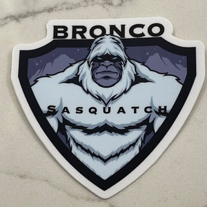 Bronco New Script Vinyl Sticker // Ford Bronco Sasquatch Sticker Decal ...