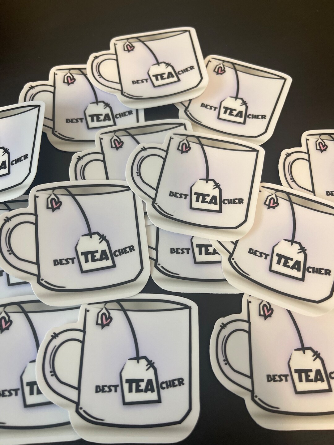 Best Teacher Sticker// Tea // Teacher Appreciation Sweet Vinyl Sticker ...