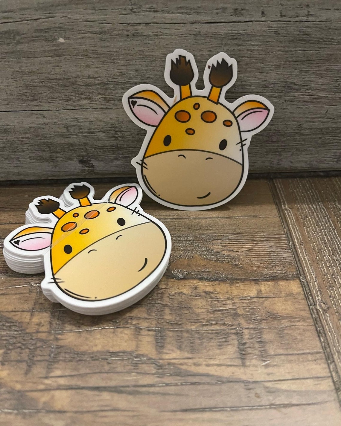 Cute Giraffe Vinyl Sticker // Canada Sticker // Animal Decal ...