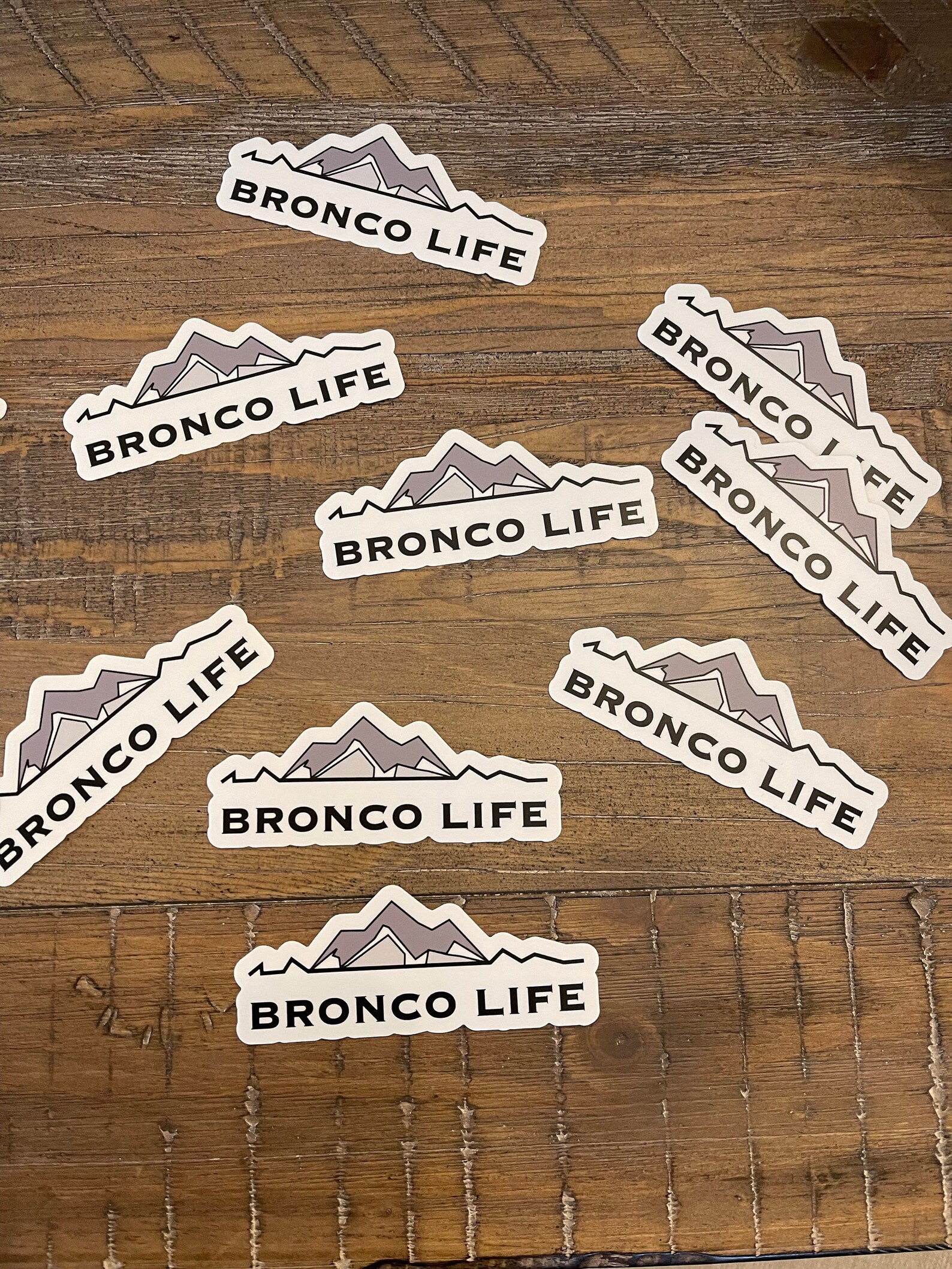 Bronco Life Vinyl Sticker // Ford Bronco Sticker // Bronco Sticker ...