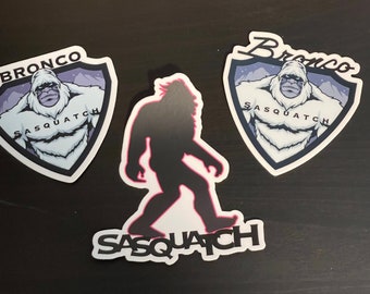 Vinyl Sasquatch Sticker (ford Bronco) - Etsy