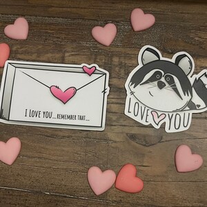 Cute Love Note Envelope Sticker Love Letter // Envelope Sticker ...