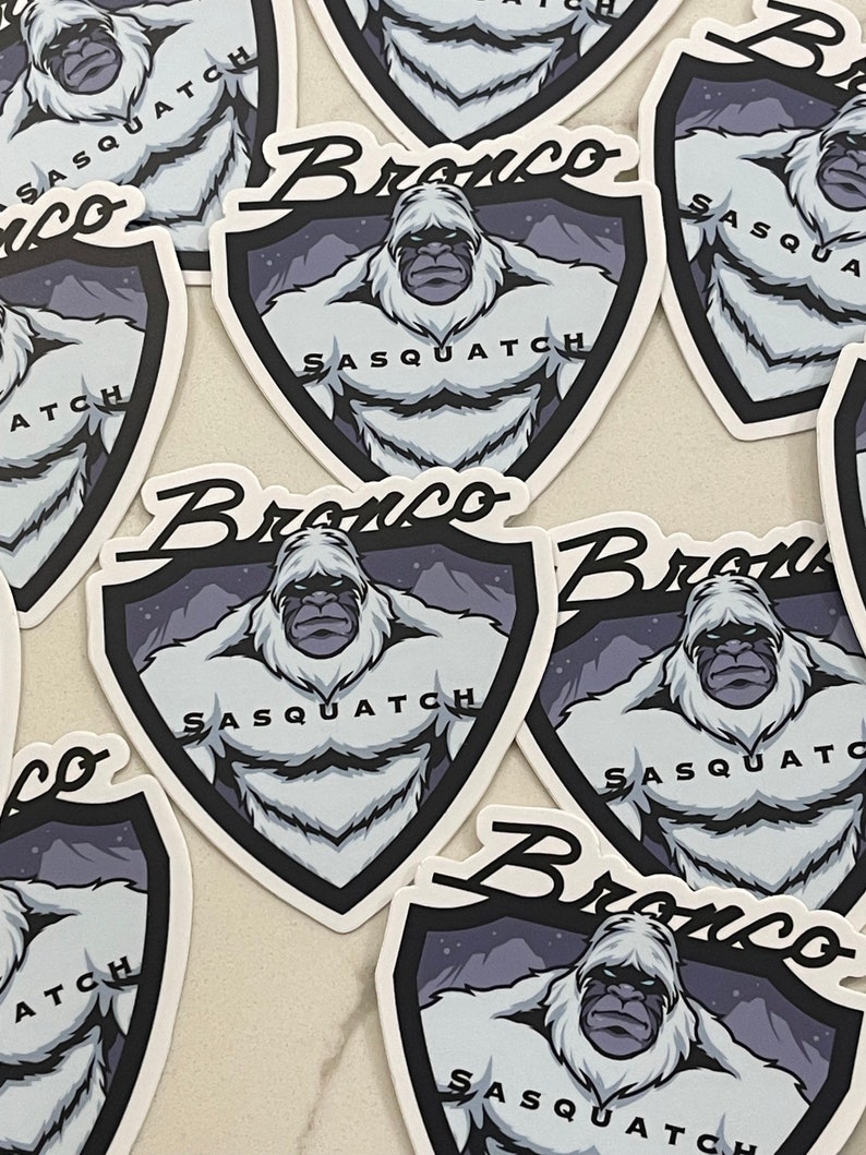 Bronco Classic Script Vinyl Sticker // Ford Bronco Sasquatch - Etsy