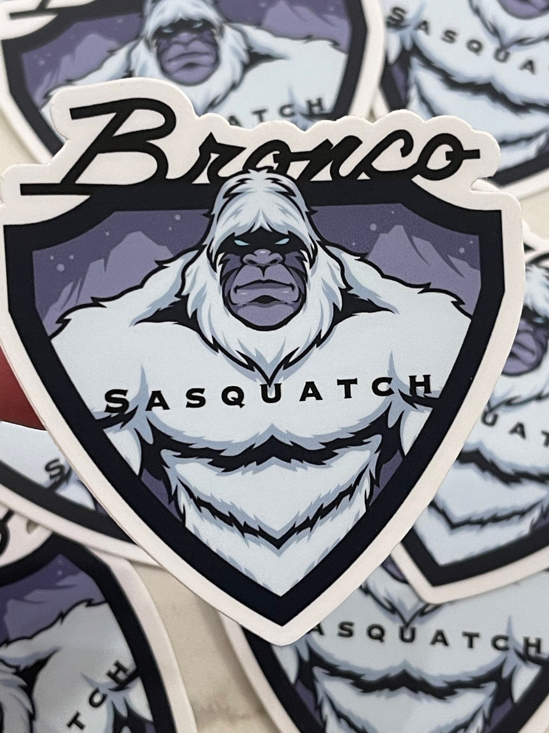 Bronco Classic Script Vinyl Sticker // Ford Bronco Sasquatch Sticker ...